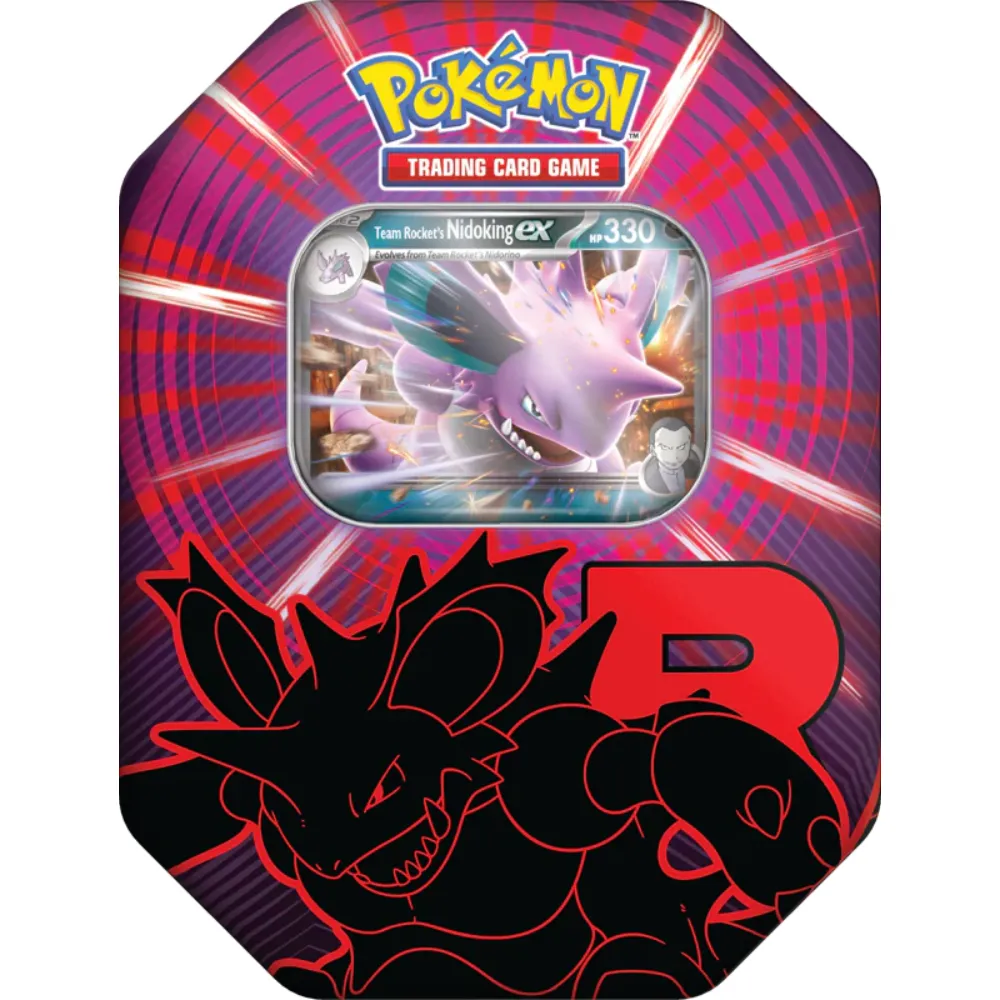 Pokémon TCG - Team Rocket Fall ex Tin | TcgReus